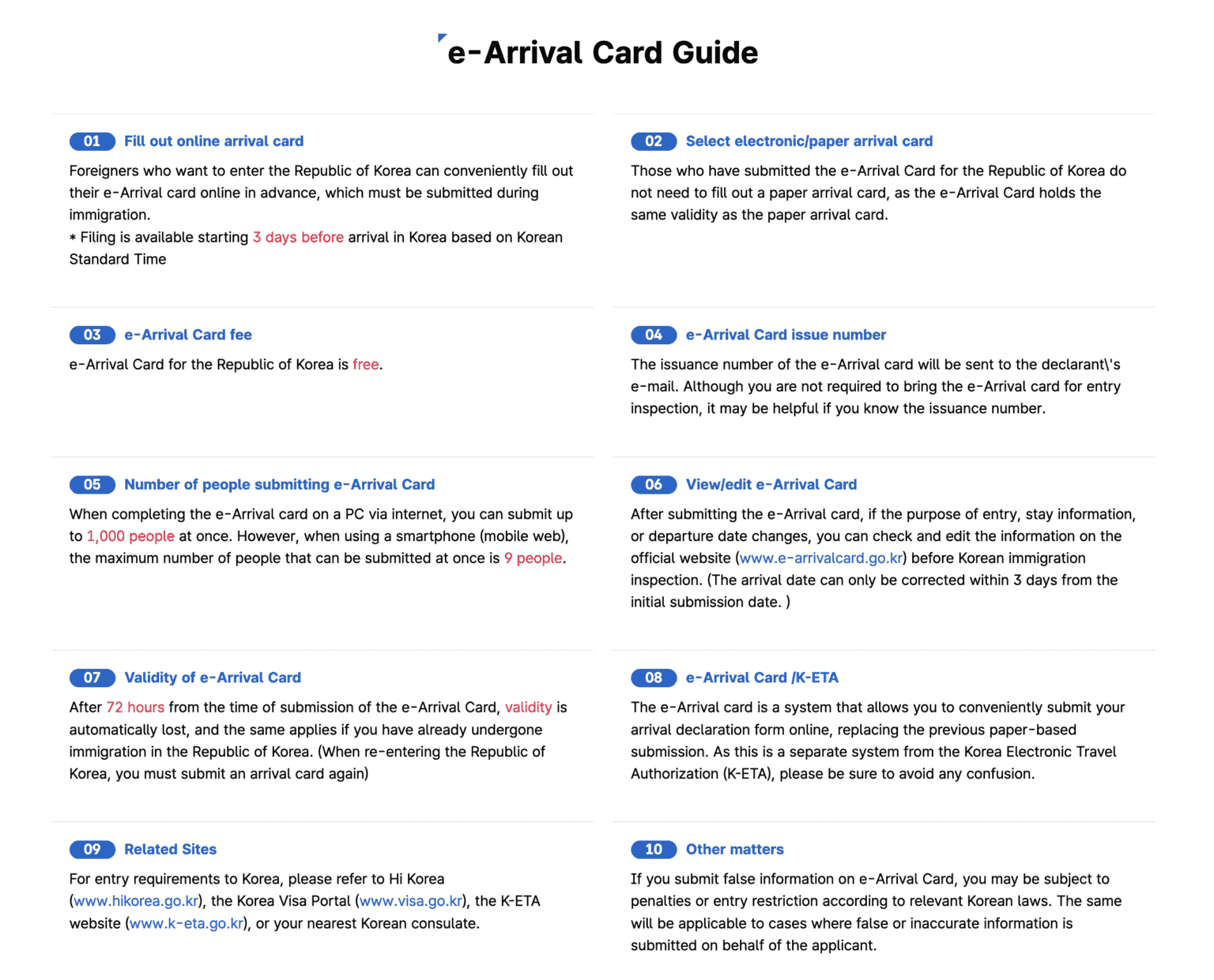 Korea e-Arrival Card: Free Online Application (2026)
